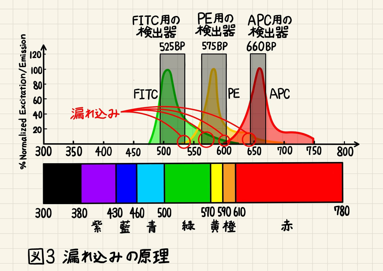フローサイトメトリーの解析に必須の知識！コンペンセーションの原理・やり方を詳しく解説！ | じっくり医学講座